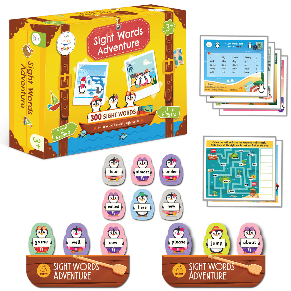 Sight Words Adventure – Zicster